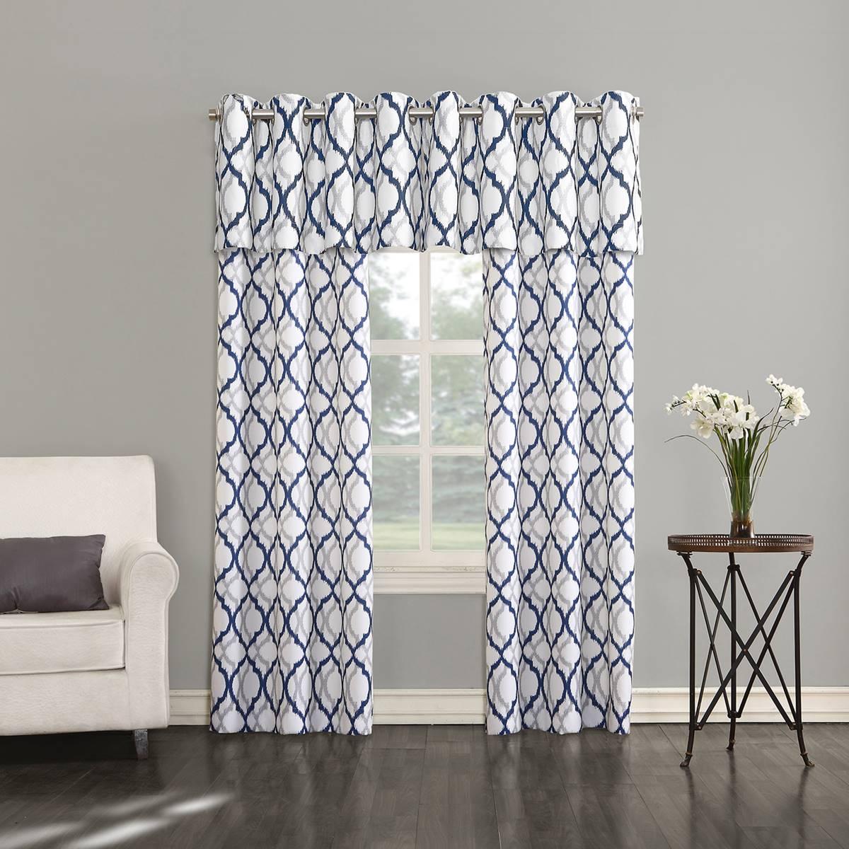 Click here for Leon Print Text Grommet Valance prices