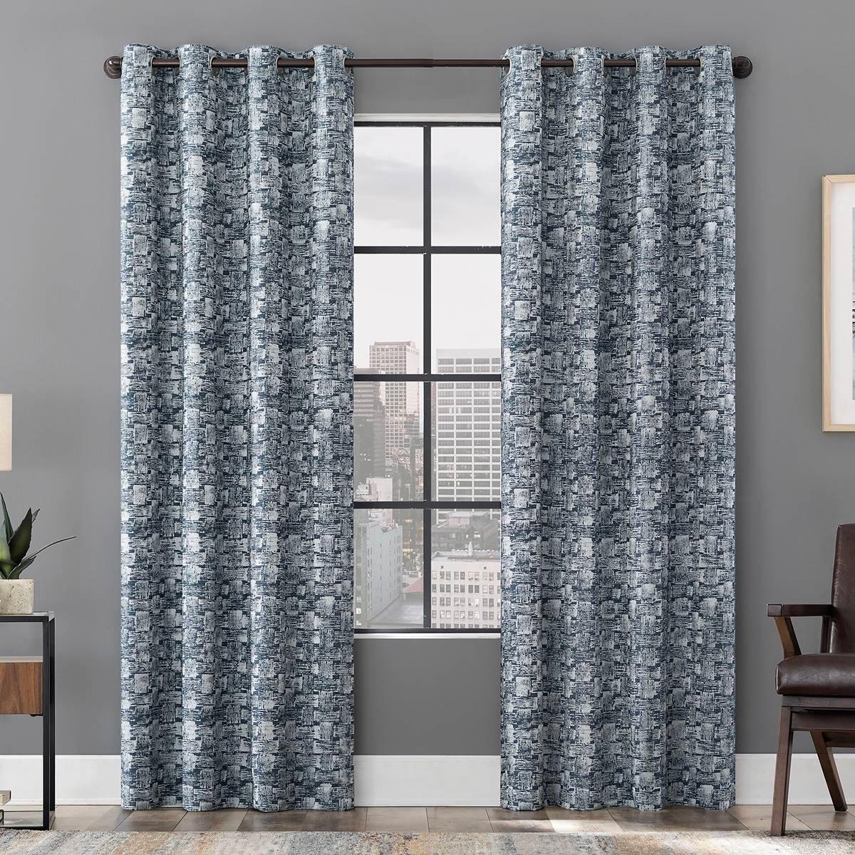 Click here for Scott Living Osaka Brushstrokes Curtain Panel prices