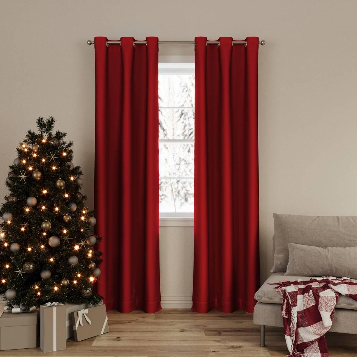 Click here for Cassiel Holiday 2pk. Grommet Panel Curtains prices