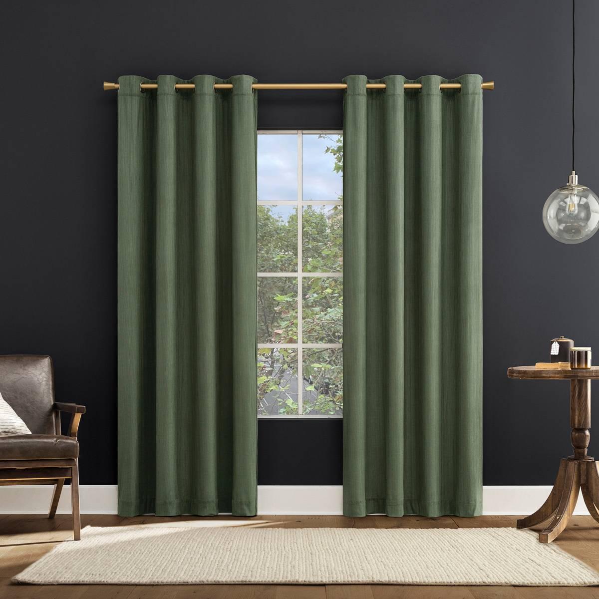 Click here for Allton Woven Grid Box 100 Blackout Panel Curtain prices