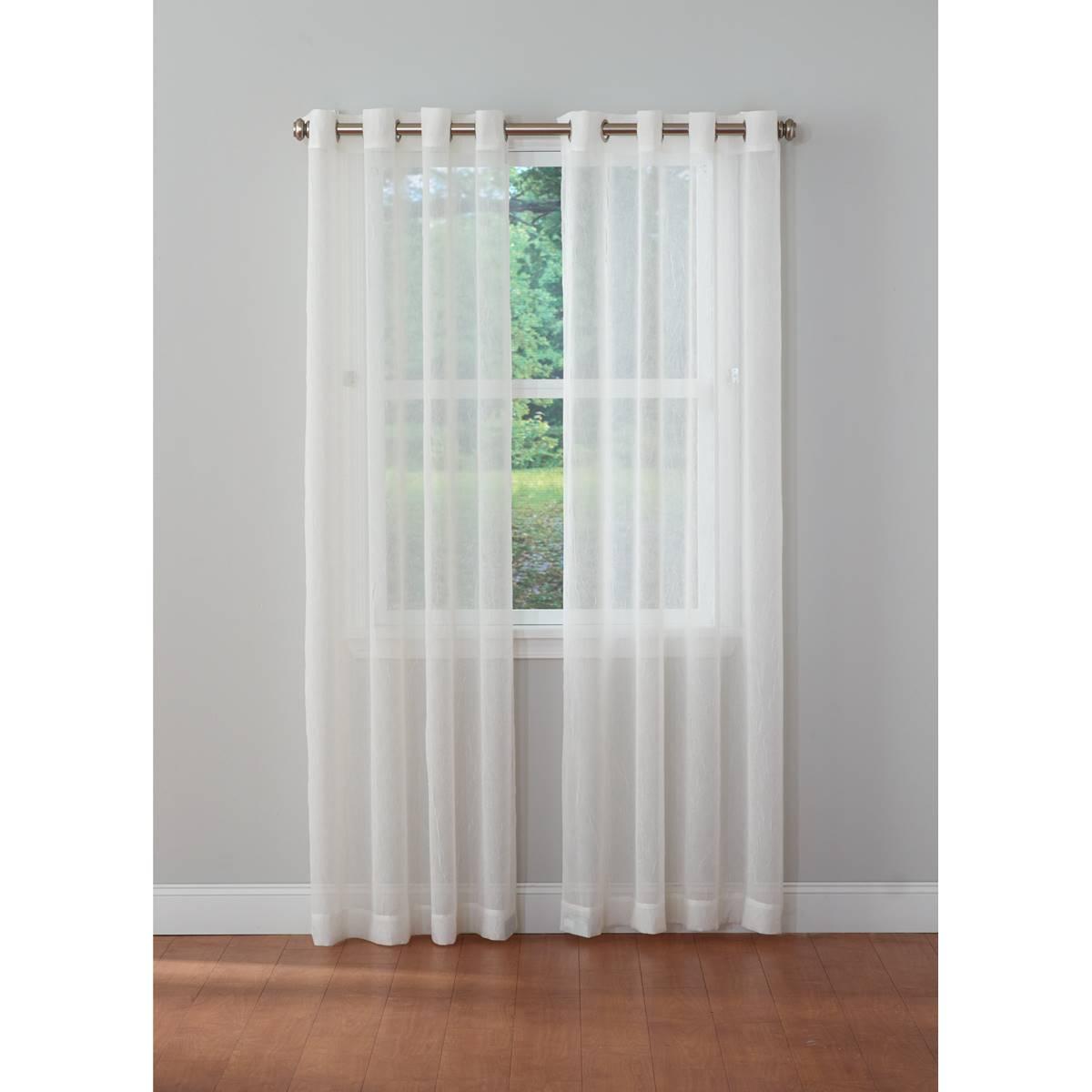 Click here for Shannon Crushed Voile Grommet Sheer Curtain Panel prices