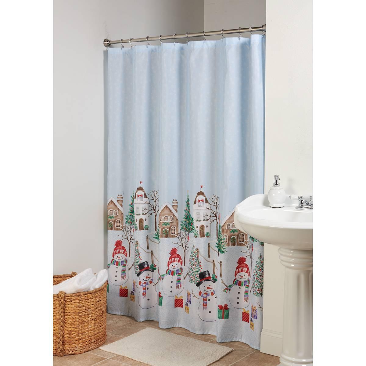 Click here for No. 918 Snow Village Print Shower Curtain prices