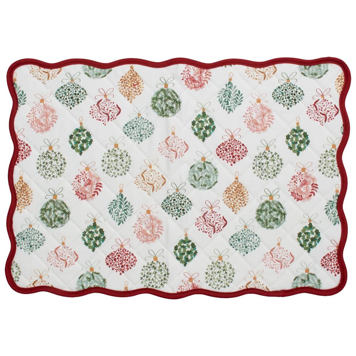 Click here for No. 918 Holiday Ornament Reversible Placemat prices