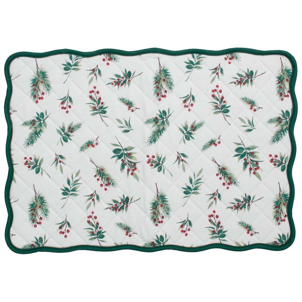 Click here for No. 918 Winter Forest Reversible Placemat with Sca... prices