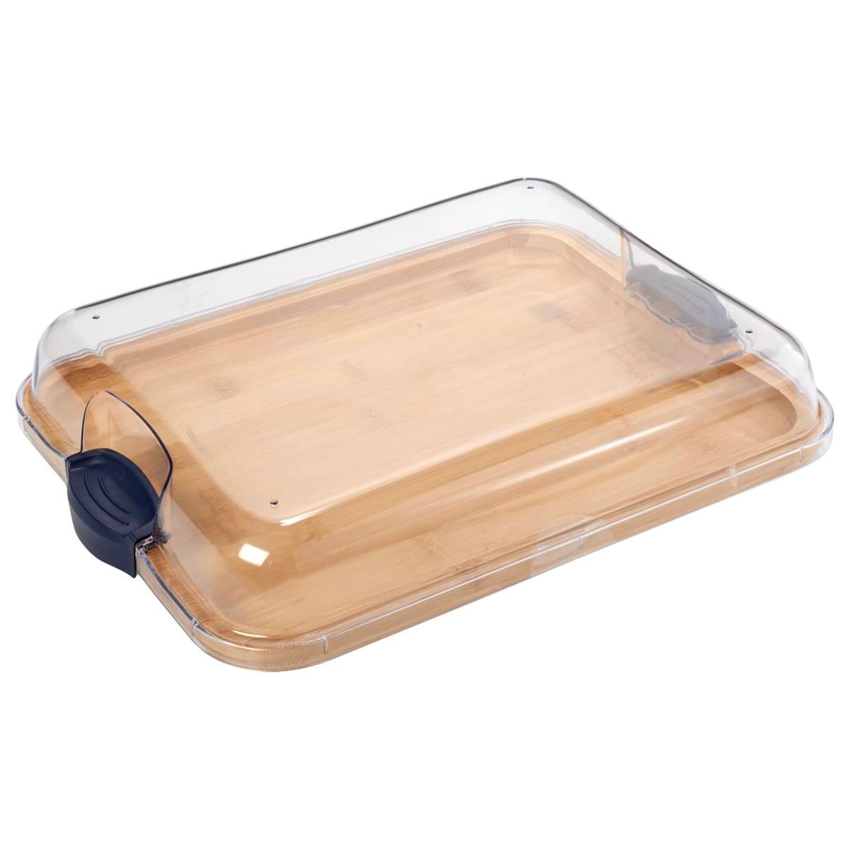 Farberware Build A Board Tray  One Size  Natural Navy