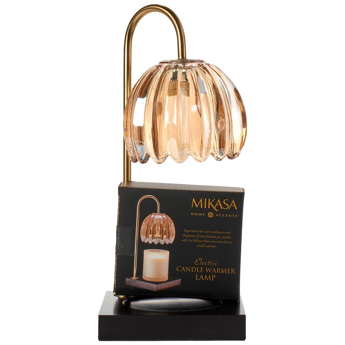 Click here for Mikasa(R) Amber Glass Shade Electric Candle Warmer prices