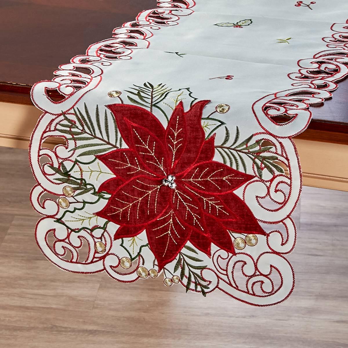Click here for Poinsettia Runner - 14x72 prices