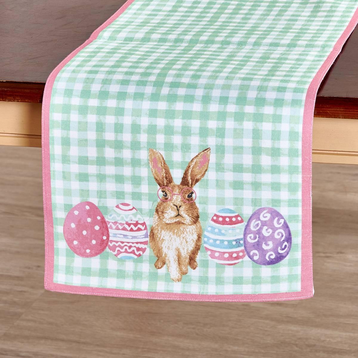 Click here for Spring Bunny with Flower Table Runner-13x72 prices