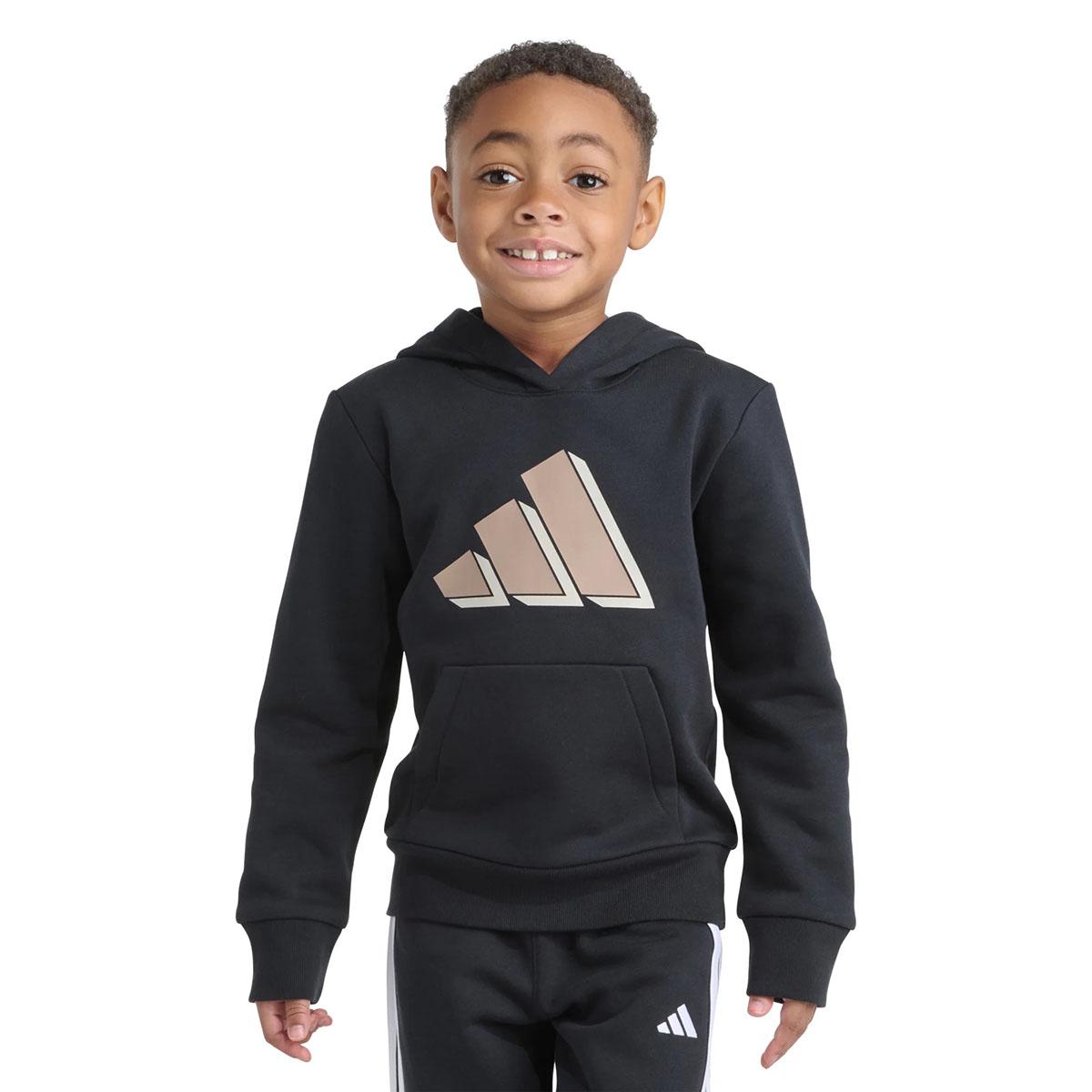 Click here for Boys (4-7) adidas(R) 2 Color Logo Hoodie prices
