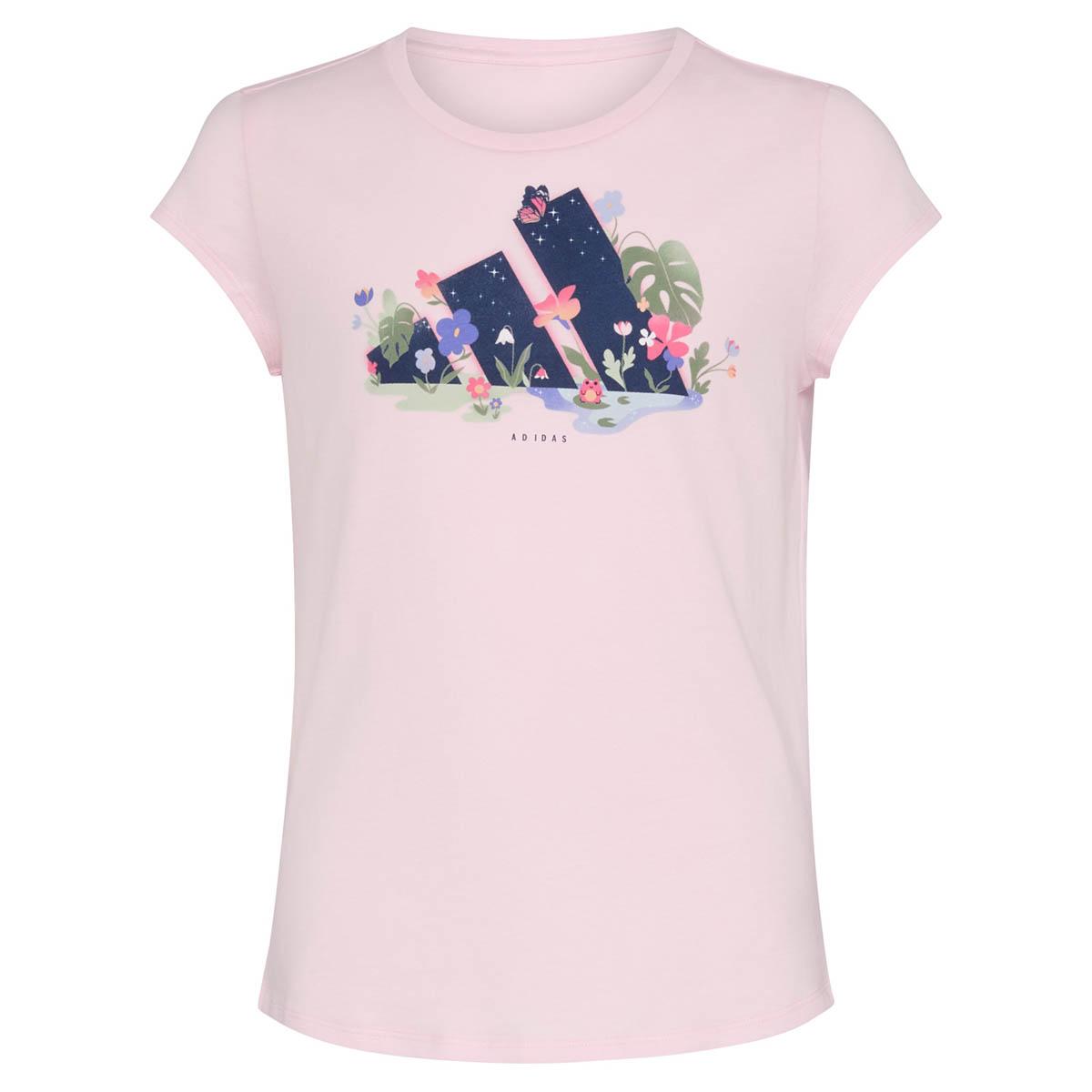 Click here for Girls (7-16) adidas(R) Cap Sleeve Bubble Text Tee prices