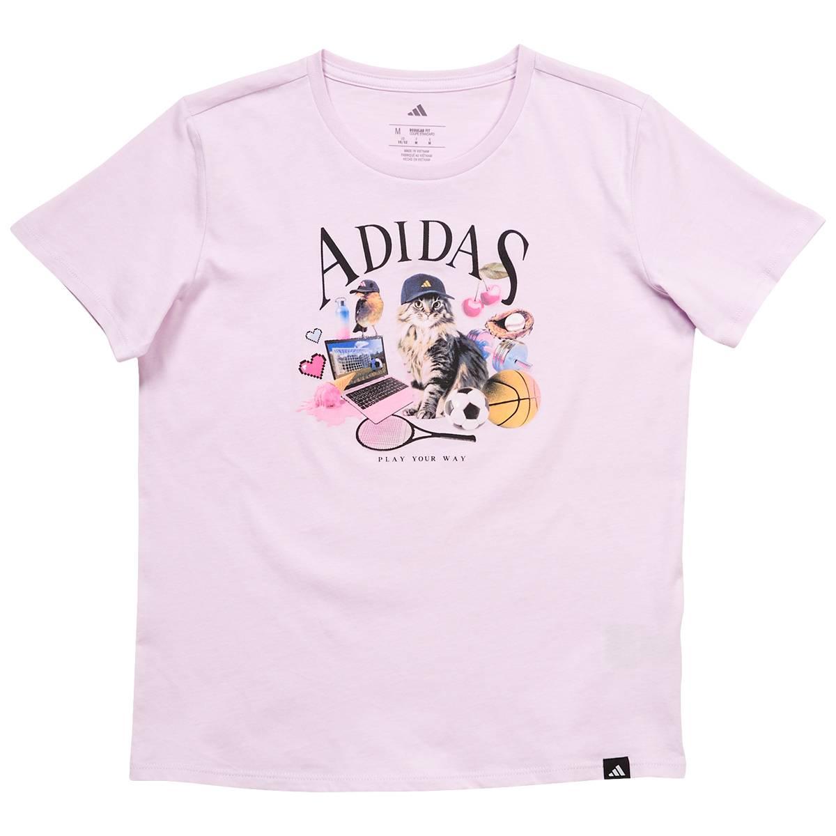 Click here for Girls (7-16) adidas(R) Short Sleeve Sporty Tee prices