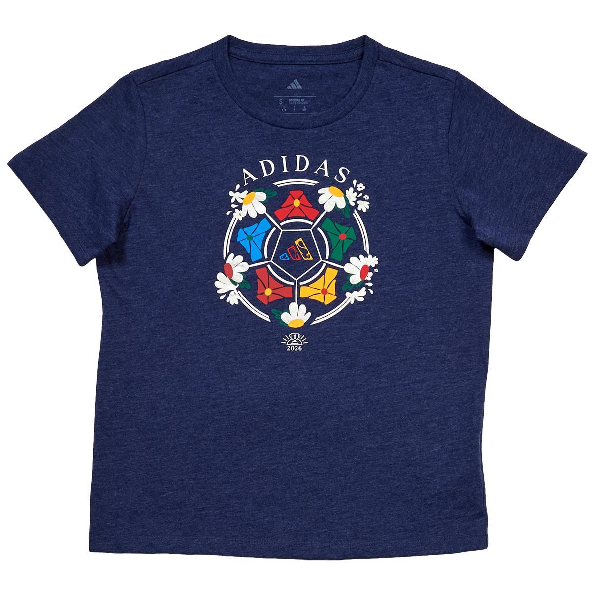 Click here for Girls (7-16) adidas(R) Sporty Short Sleeve Heather... prices