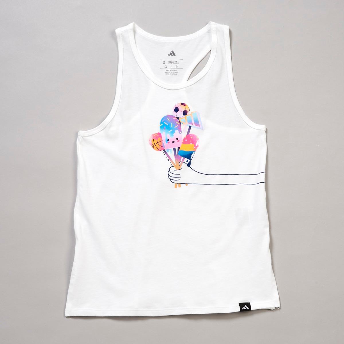Click here for Girls (7-16) adidas(R) Racer Back Popsicle Tank prices