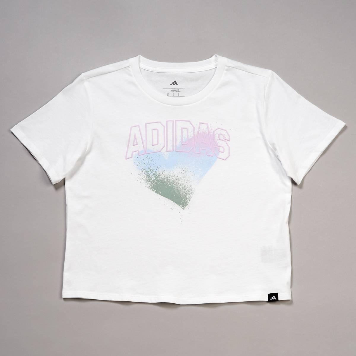 Click here for Girls (7-16) adidas(R) Short Sleeve Heart Graphic... prices