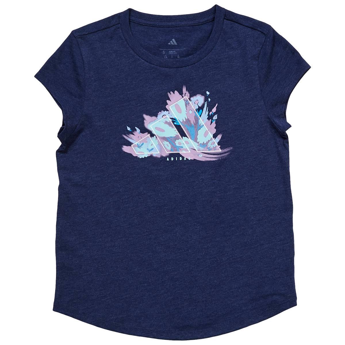 Click here for Girls (7-16) adidas(R) Heather Floral Logo Cap Sle... prices