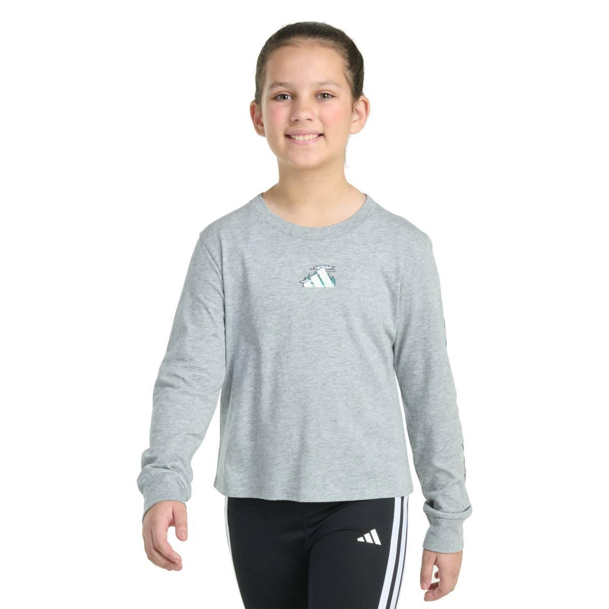 Click here for Girls (7-16) adidas(R) Long Sleeve Regular Fit Mou... prices