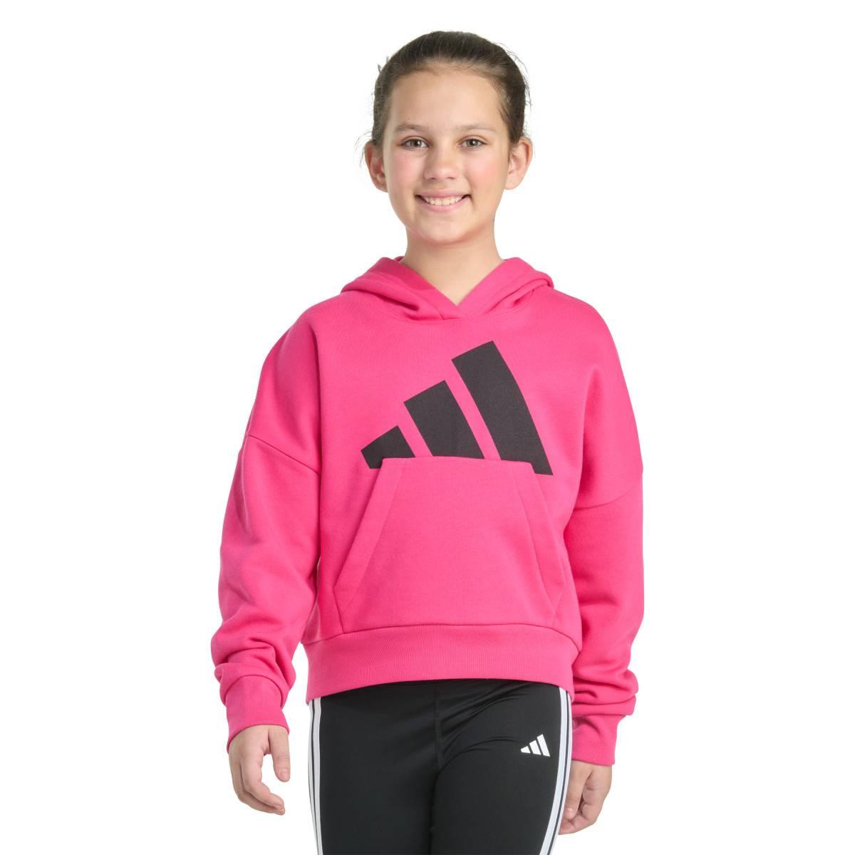 Click here for Girls (7-16) adidas(R) Essentials Big Emblem Hoodi... prices