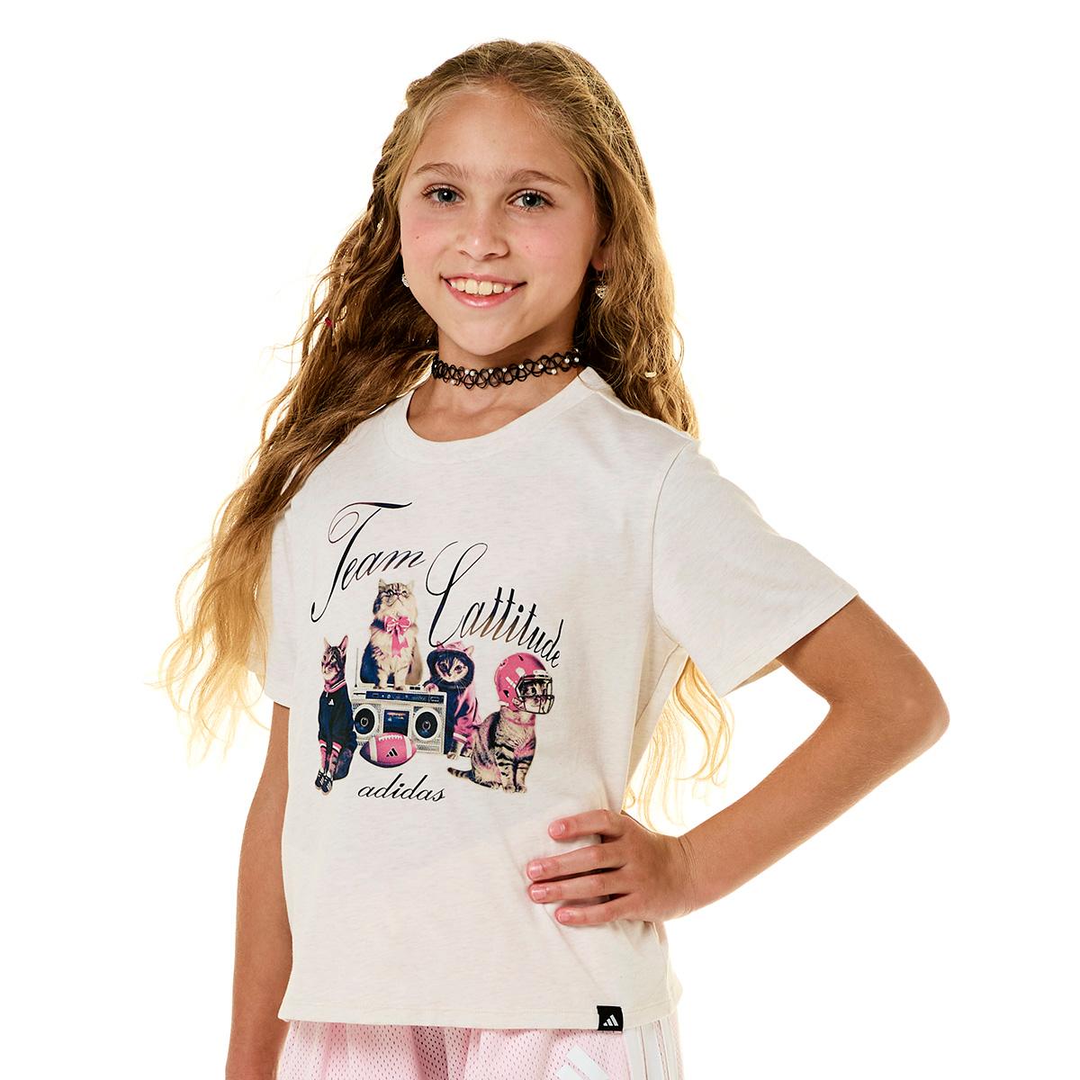 Click here for Girls (7-16) adidas(R) Short Sleeve Team Cattitude... prices