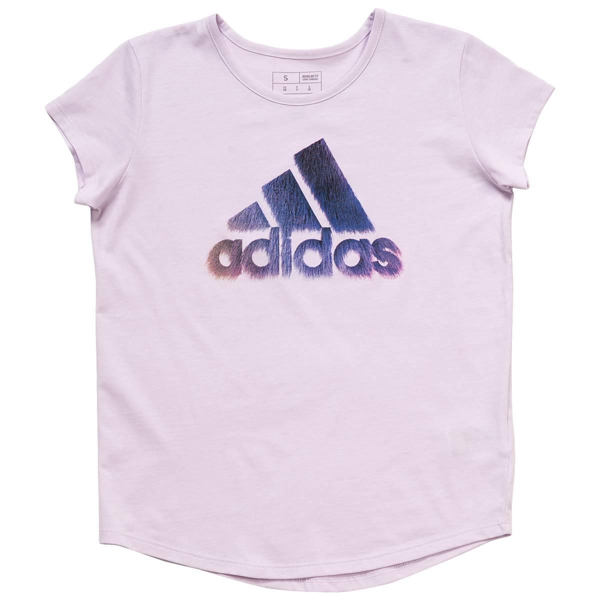 Click here for Girls (7-16) adidas(R) Short Sleeve Abstract Logo... prices