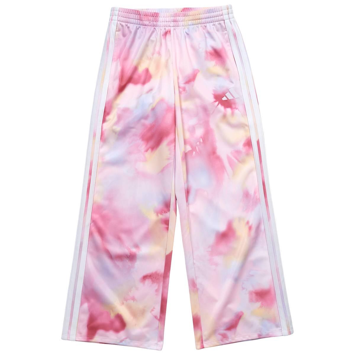 Click here for Girls (7-16) adidas(R) 3 Stripe Tie Dye Tricot Wid... prices