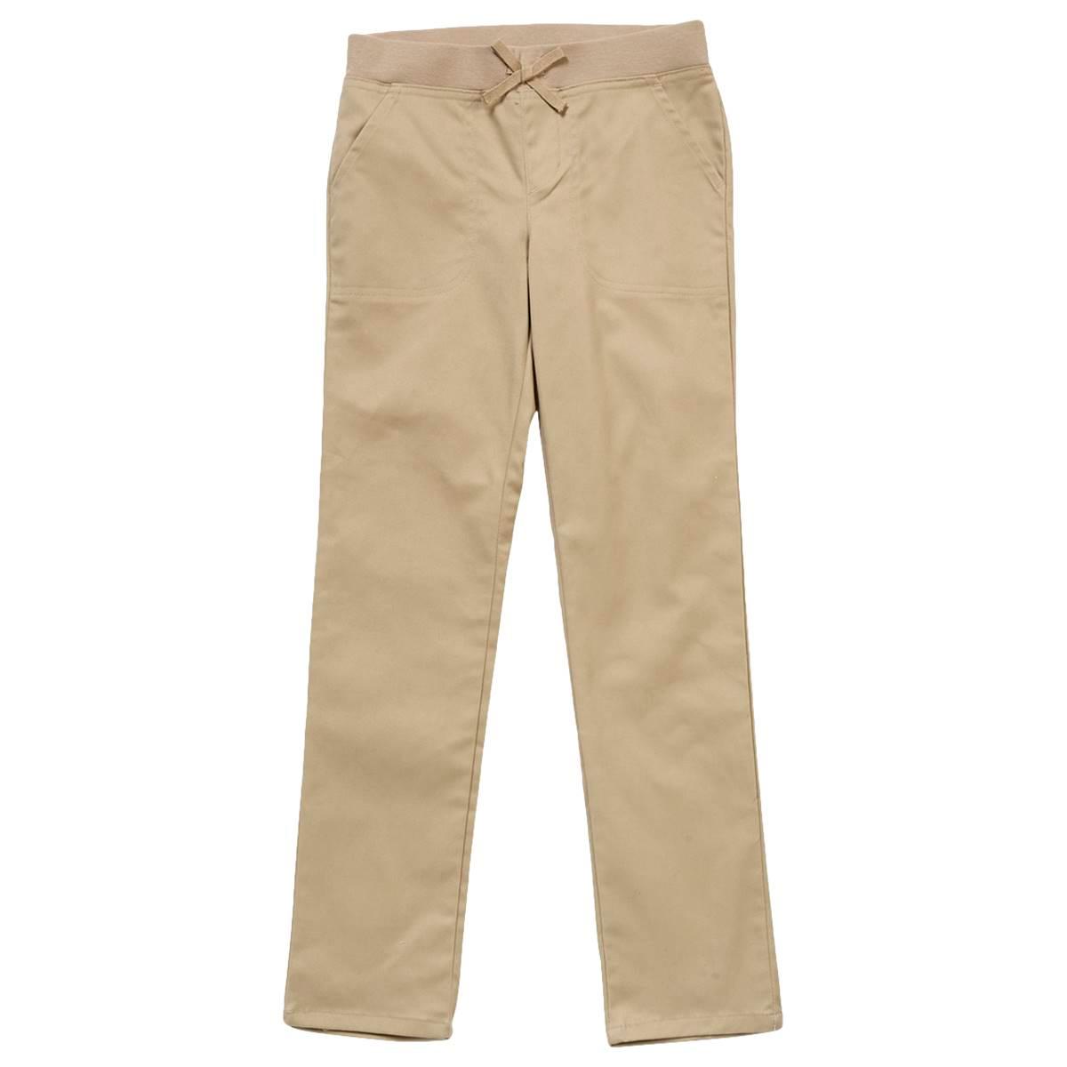 Click here for Girls (7-14) School Uniform Khaki Pull on Pants prices