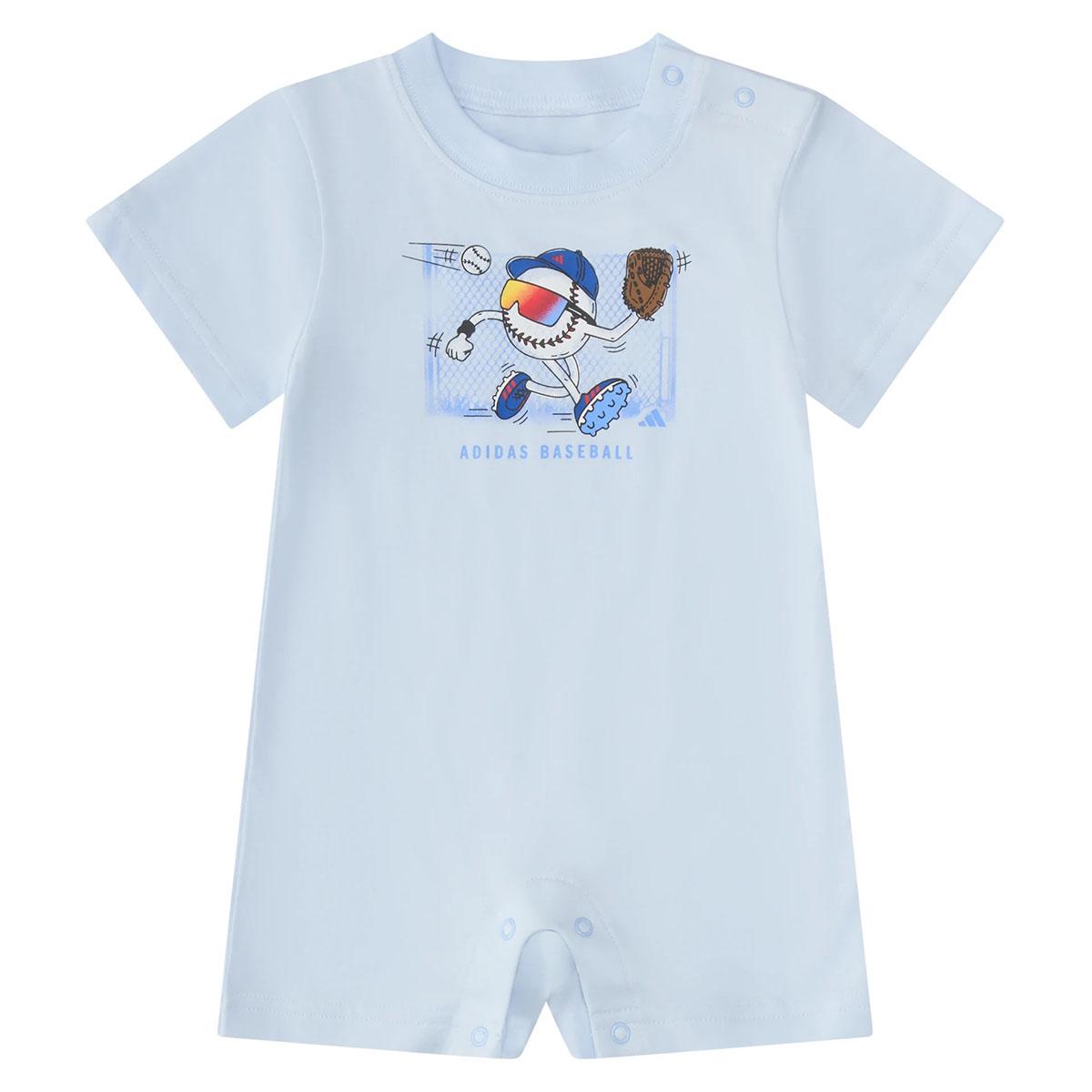 Click here for Baby Boy (12-24M) adidas(R) Graphic Shortie Romper prices