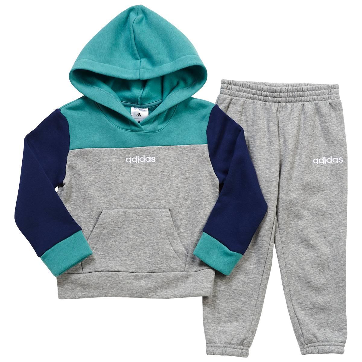 Click here for Toddler Boy adidas(R) Color Block Heather Pullover... prices