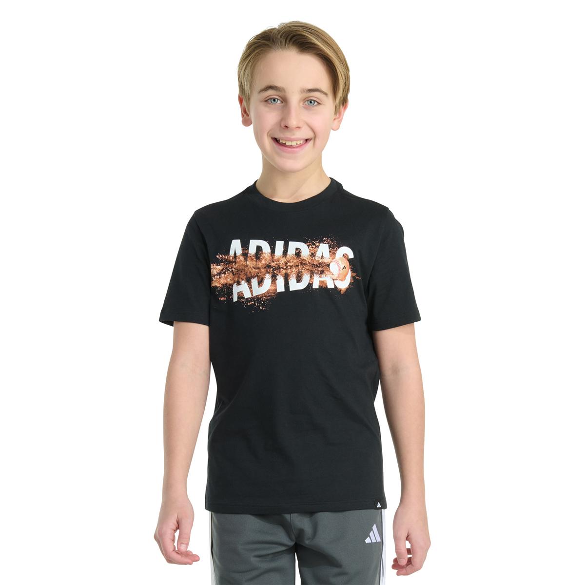 Click here for Boys (8-20) adidas(R) Short Sleeve Baseball Dirt T... prices