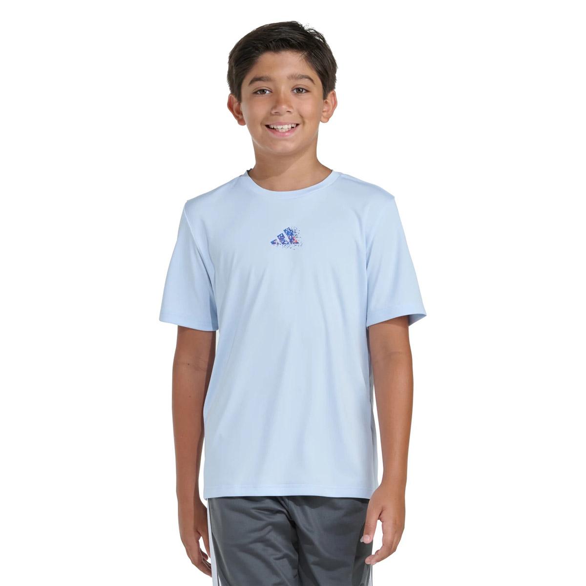 Click here for Boys (8-20) adidas(R) Short Sleeve Spray Gradient... prices