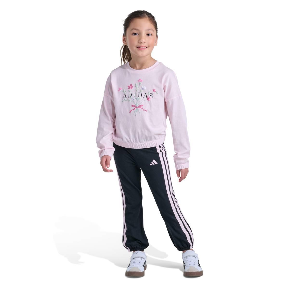 Click here for Girls (4-6x) adidas(R) Floral Puff Graphic Top & P... prices