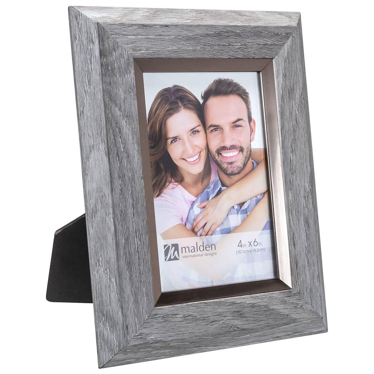Click here for Malden Grey with Pewter Inner Frame - 4x6 prices