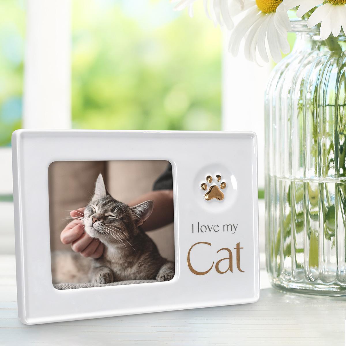 Click here for Malden I Love My Cat Frame - 4x4 prices