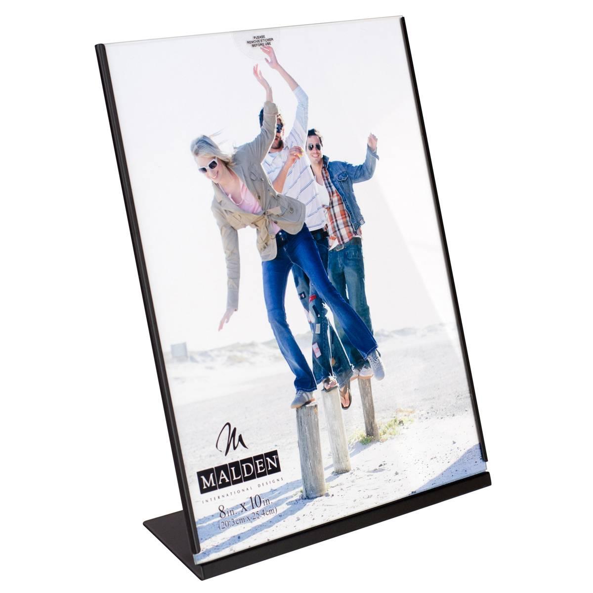 Malden 8x10 Black Bent Metal Tabletop Frame  One Size  Black