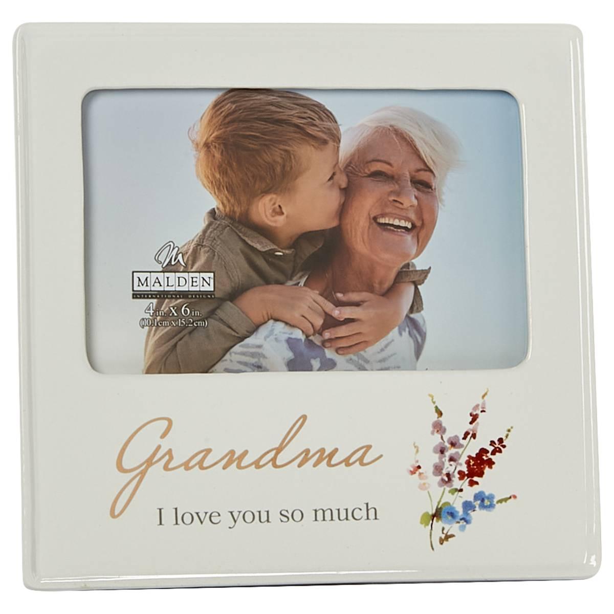 Click here for Malden Grandma Floral Ceramic Frame - 4x6 prices