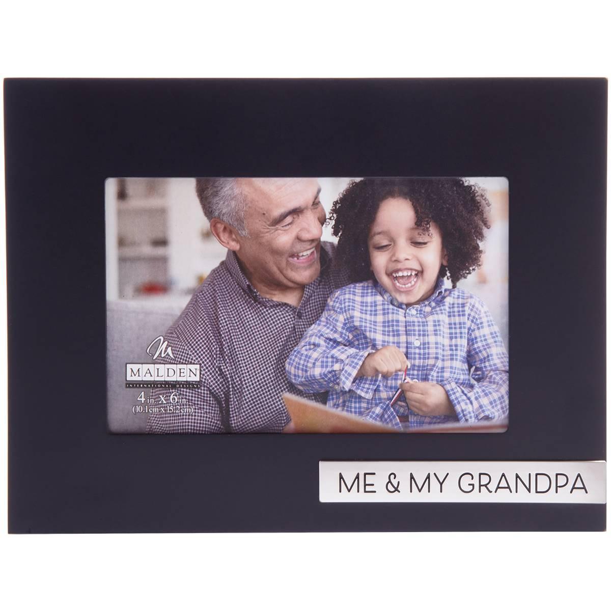 Click here for Malden Me & My Grandpa Metal Frame - 4x6 prices