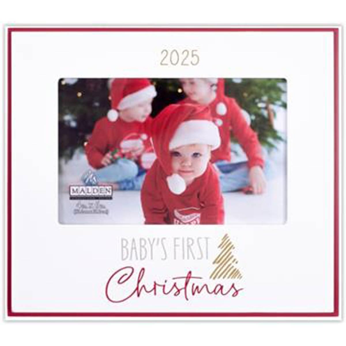 Click here for Malden 2025 Babys First Christmas Frame - 4x6 prices