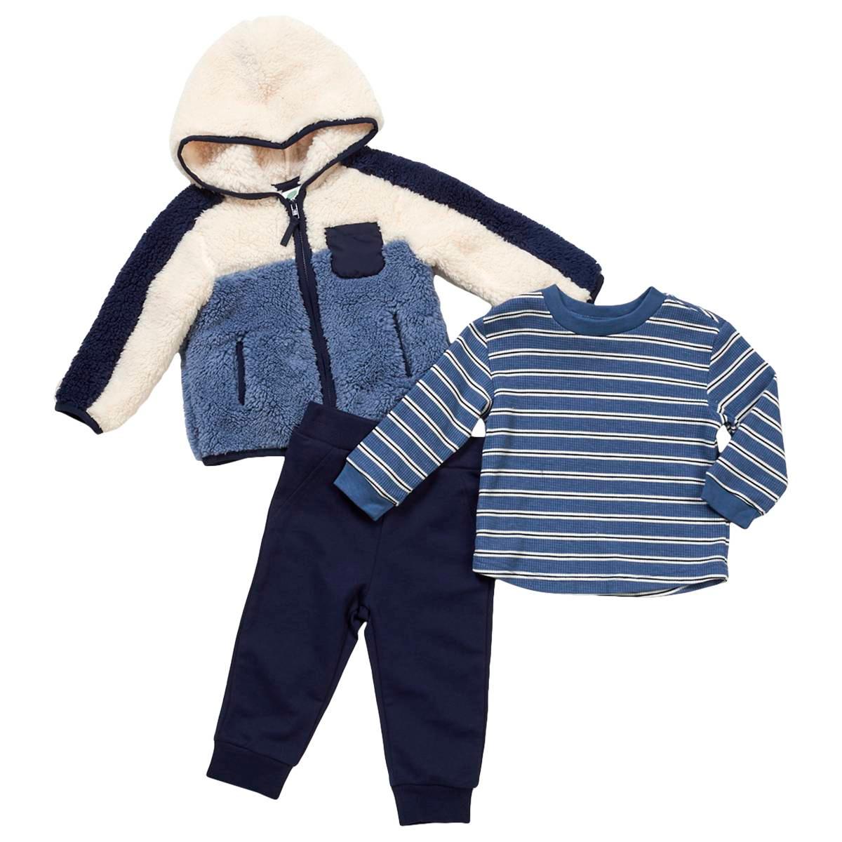 Click here for Baby Boy (12-24M) Little Me(R) 3pc. Colorblock She... prices