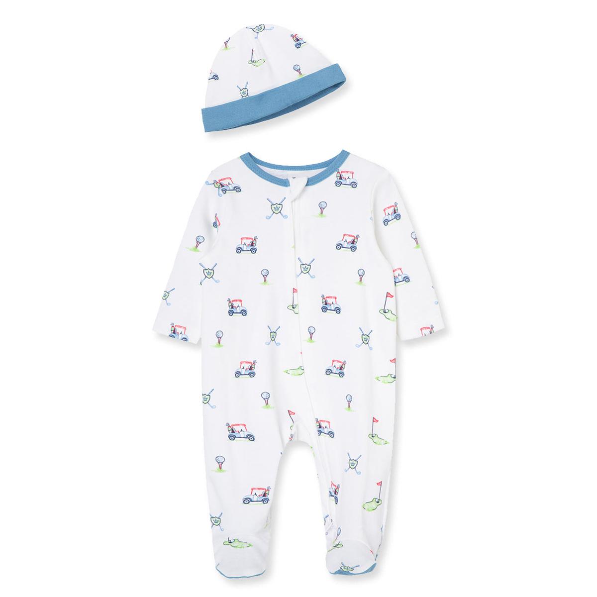 Click here for Baby Boy (NB-9M) Little Me(R) Golf Club Footie wit... prices