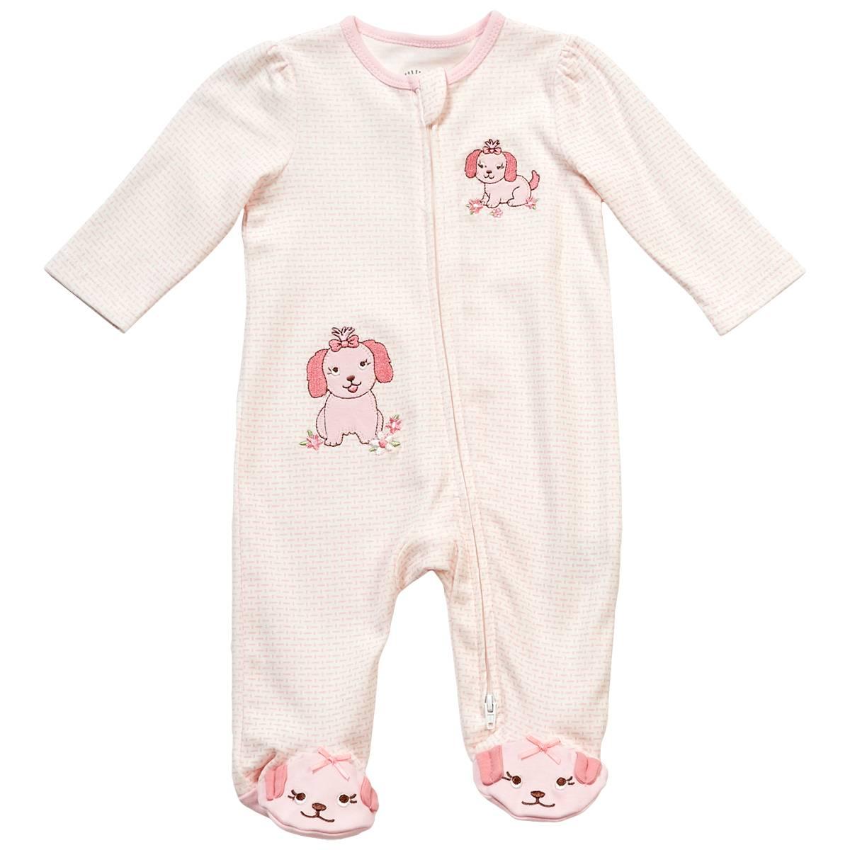 Click here for Baby Girl (NB-9M) Little Me Lovely Pups Footie Paj... prices