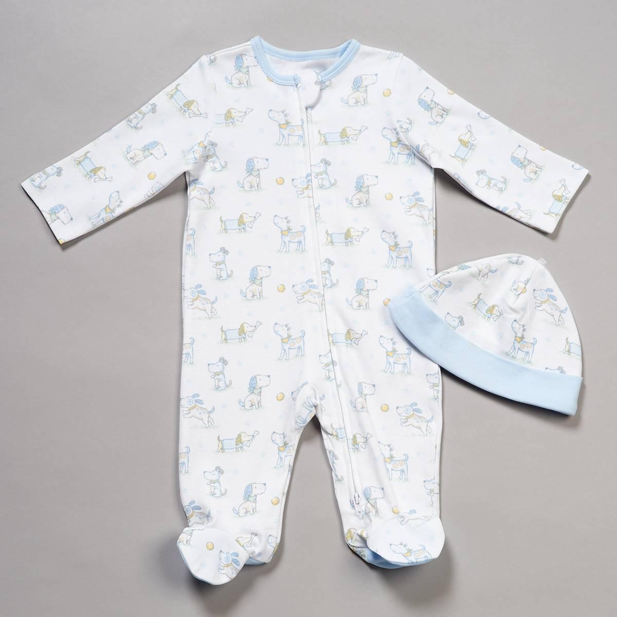 Click here for Baby Boy (NB-9M) Little Me(R) Puppy Fun Footie wit... prices