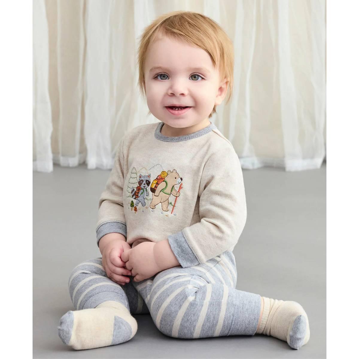 Click here for Baby Boy (3-12M) Little Me(R) 3pc. Hiking Top & St... prices