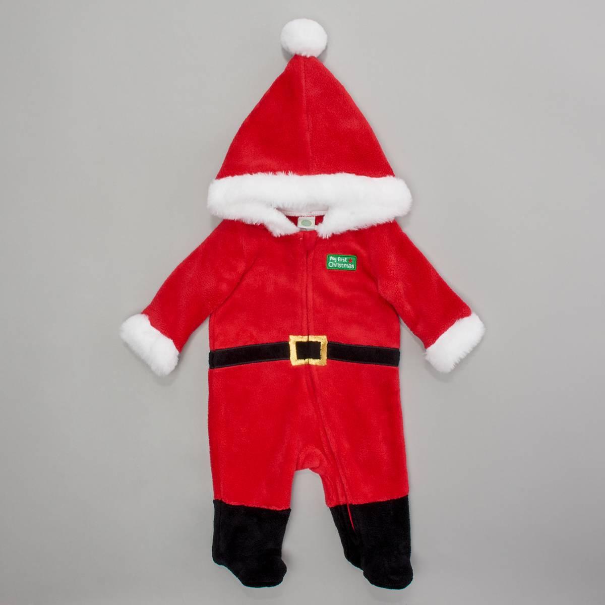 Click here for Baby Unisex (3-9M) Little Me(R) Santa Suit Footie prices
