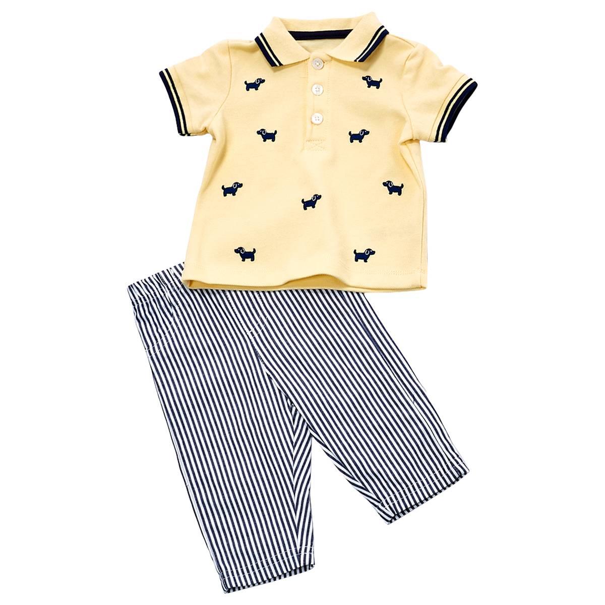 Click here for Baby Boy (3-12M) Little Me(R) Puppies Polo & Pants... prices