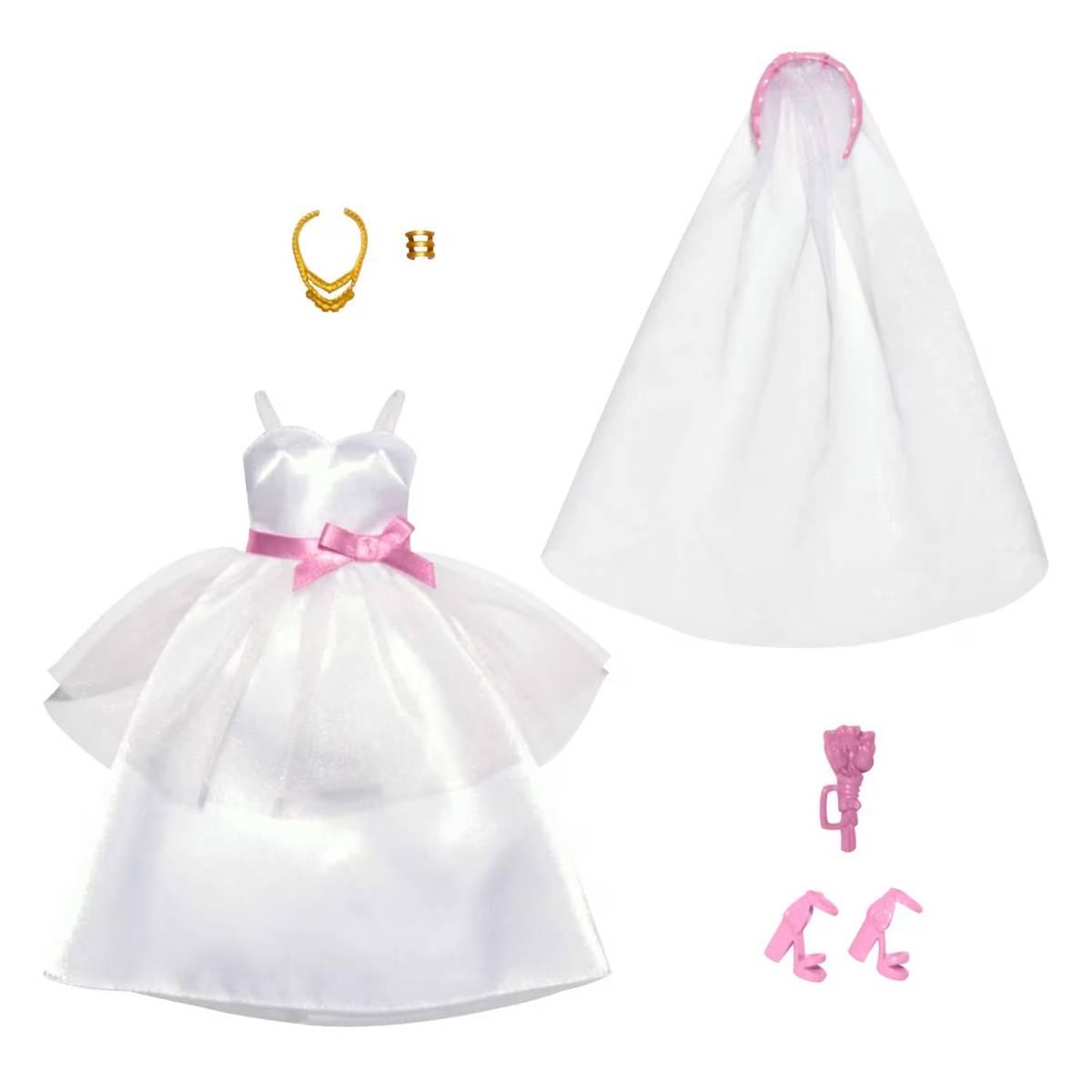 Click here for Barbie(R) Wedding Fashion Doll Dress & Accessories prices