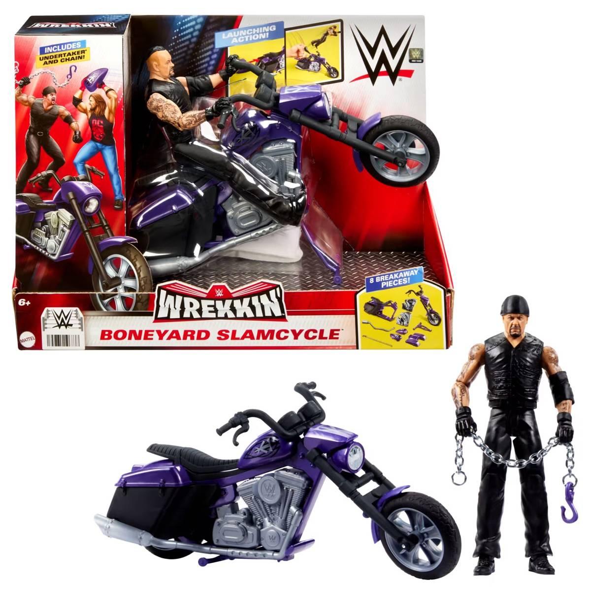 Click here for WWE(R) Wrekkin Slamcycle Vehicle & Undertaker prices
