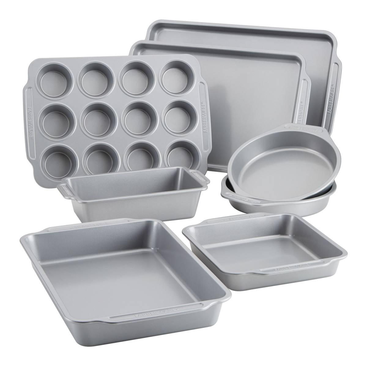 Click here for Farberware(R) 8pc. Grey Non-Stick Bakeware Set prices