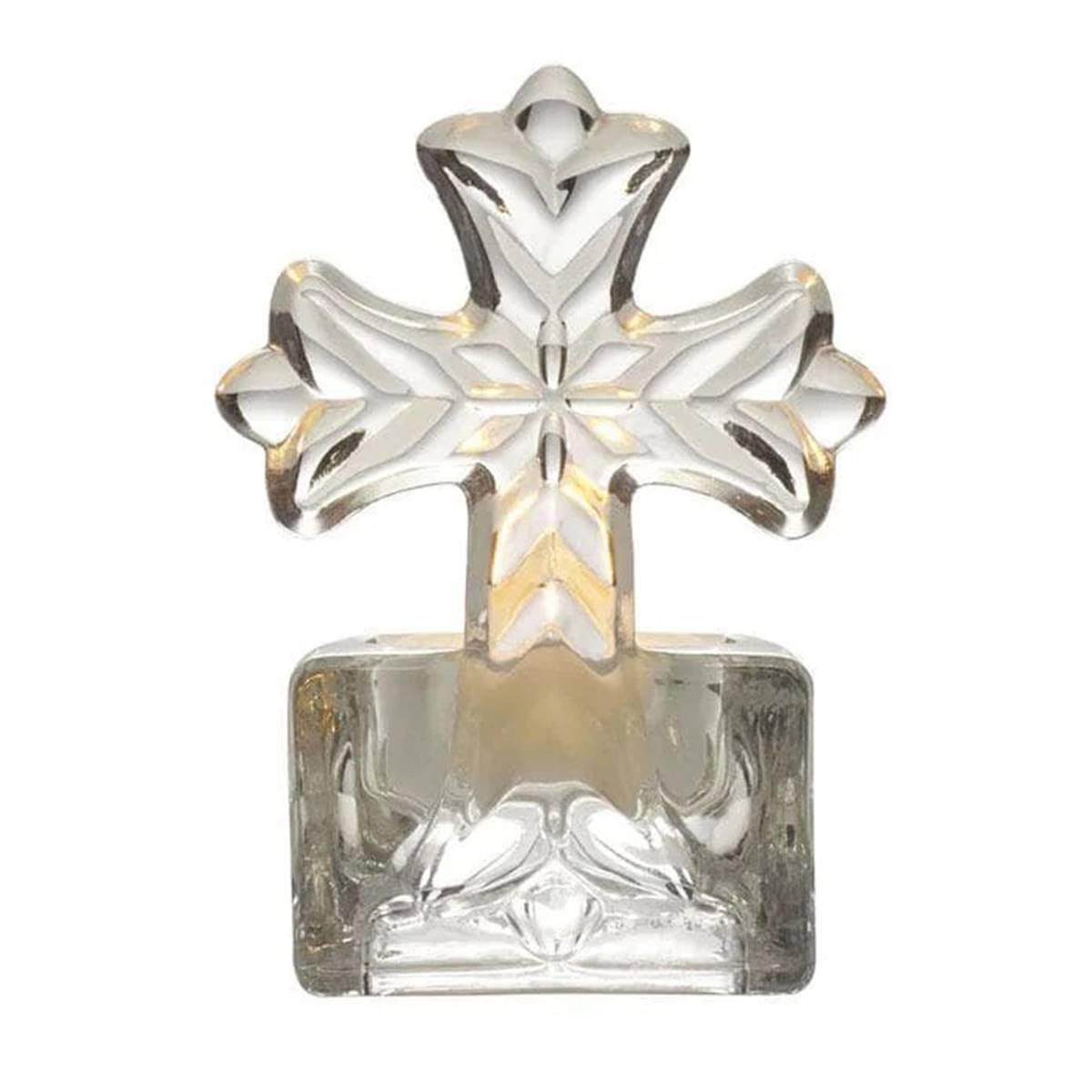 Click here for Mikasa(R) 3.75in. Celebrate Rejoice Cross Tealight... prices