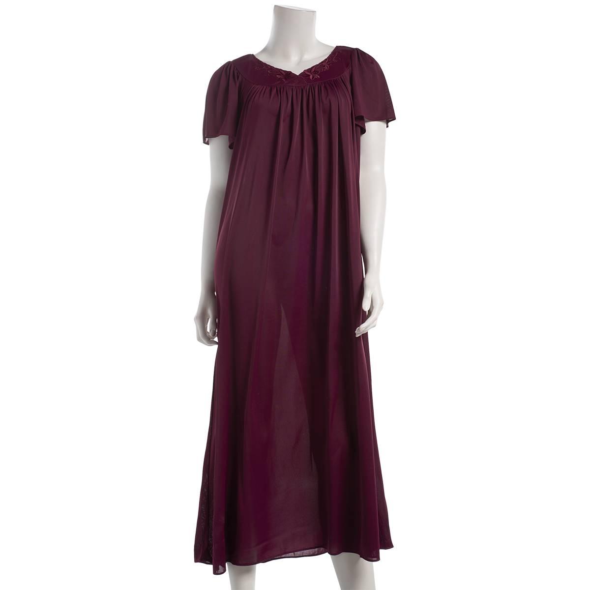 Click here for Plus Size Miss Elaine Short Sleeve Tricot Ballet N... prices