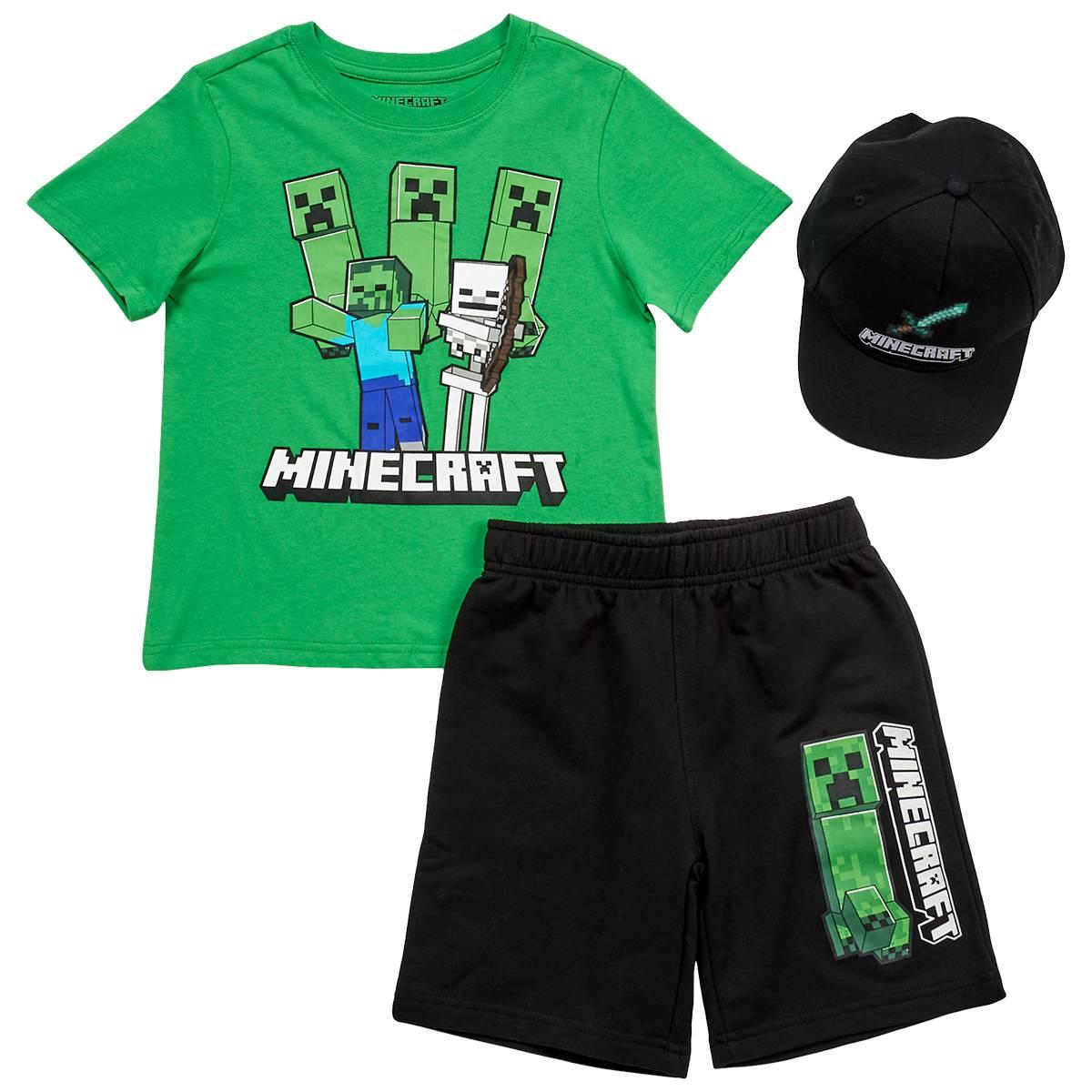Click here for Boys (4-7) Minecraft Group 3pc. Tee & Shorts Set w... prices