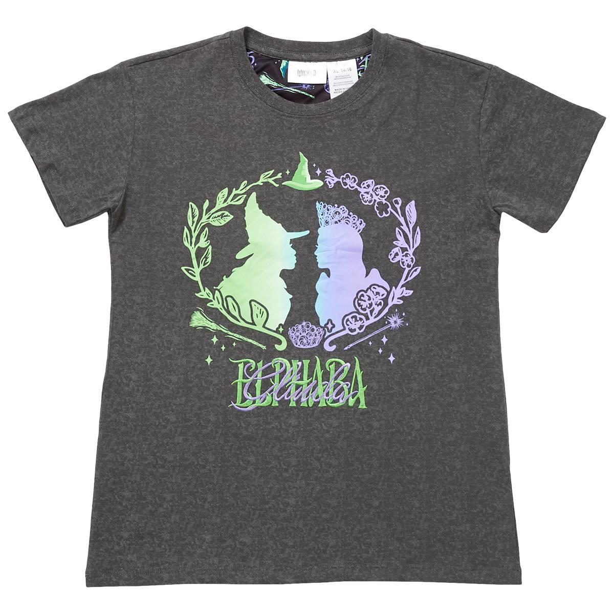 Click here for Girls (8-16) Wicked Short Sleeve Embroidered Tee prices